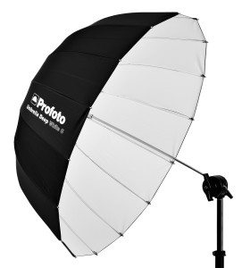 Profoto Announces New Small, Deep Parabolic Umbrellas