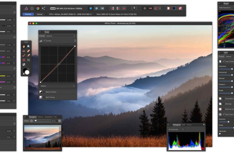 Affinity Photo Version 1.5 Update Brings Full Cross Compatability