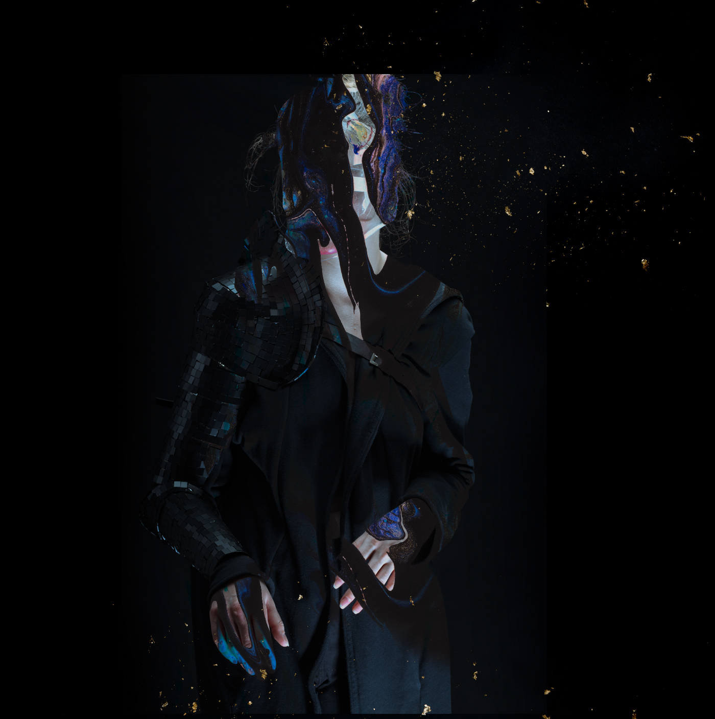 Futuristic Fashion Portraiture by Alexander Berdin-Lazursky