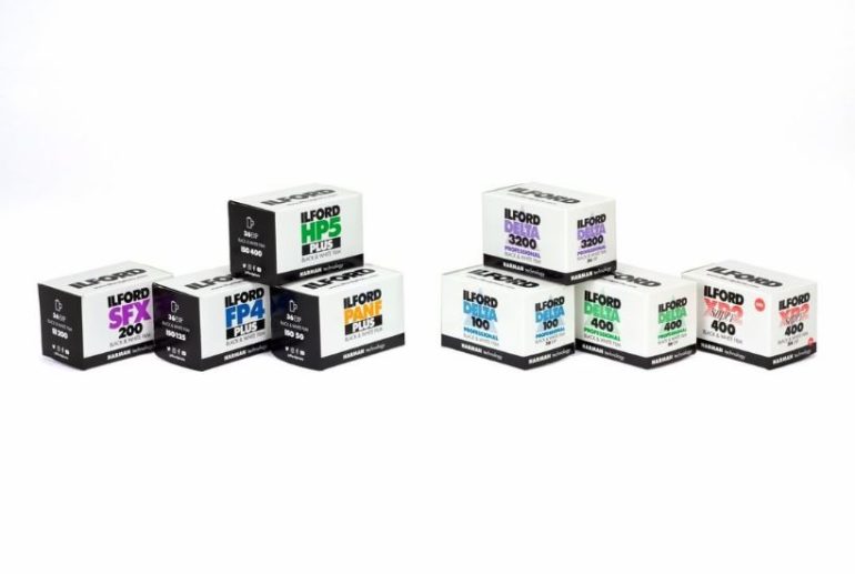 Ilford Has Updated Their Box Designs for 35mm and 120 Film