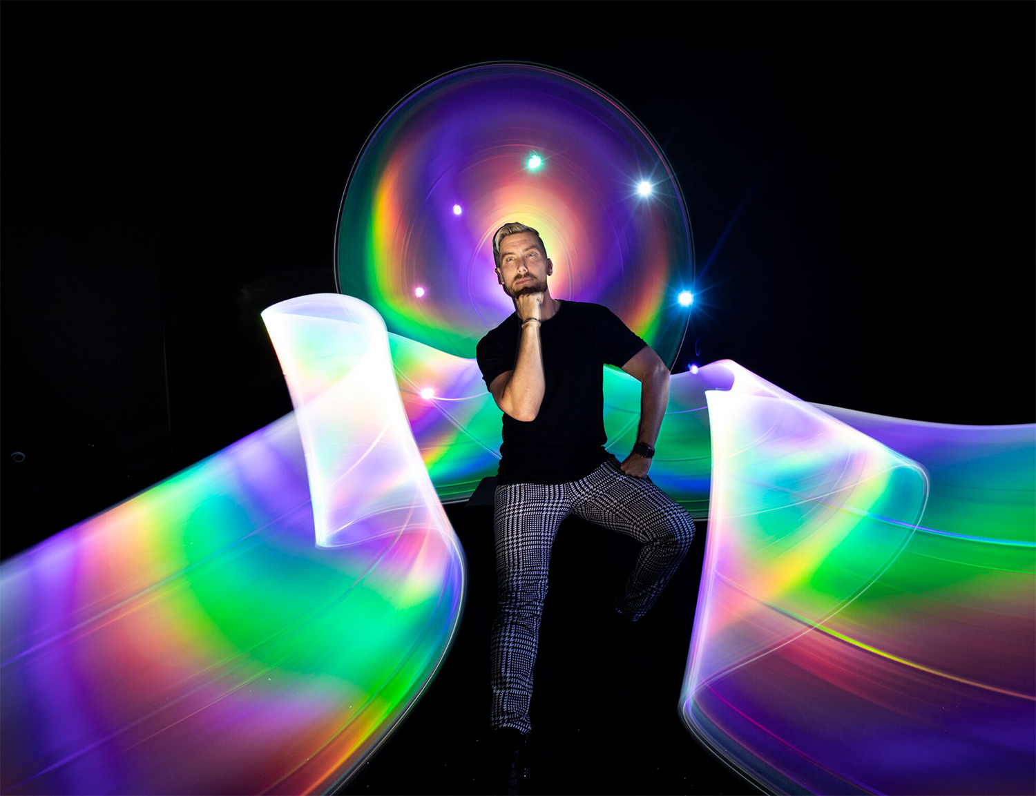 These Light Painting Portraits from Jason D Page Are for iHeartRadio
