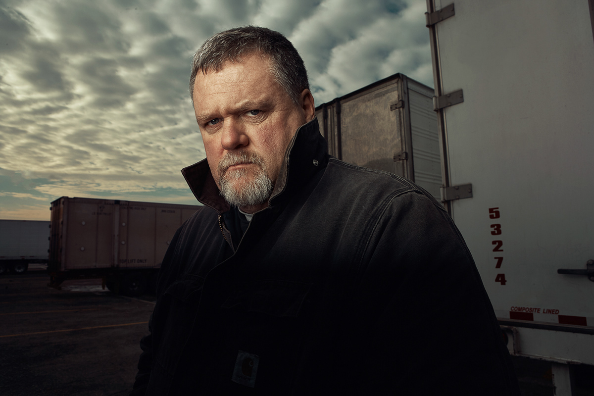 Andy Goodwin Takes Arresting Portraits of Truckers