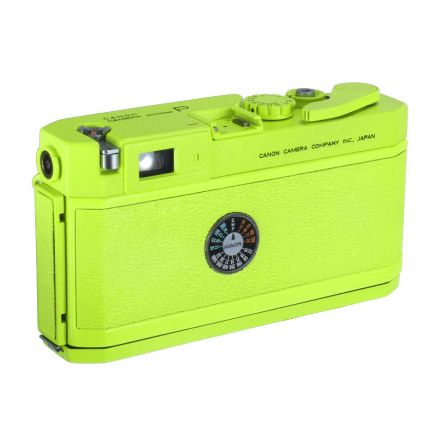 Why? Someone Painted a Canon P Rangefinder a Fugly Shade of Green?