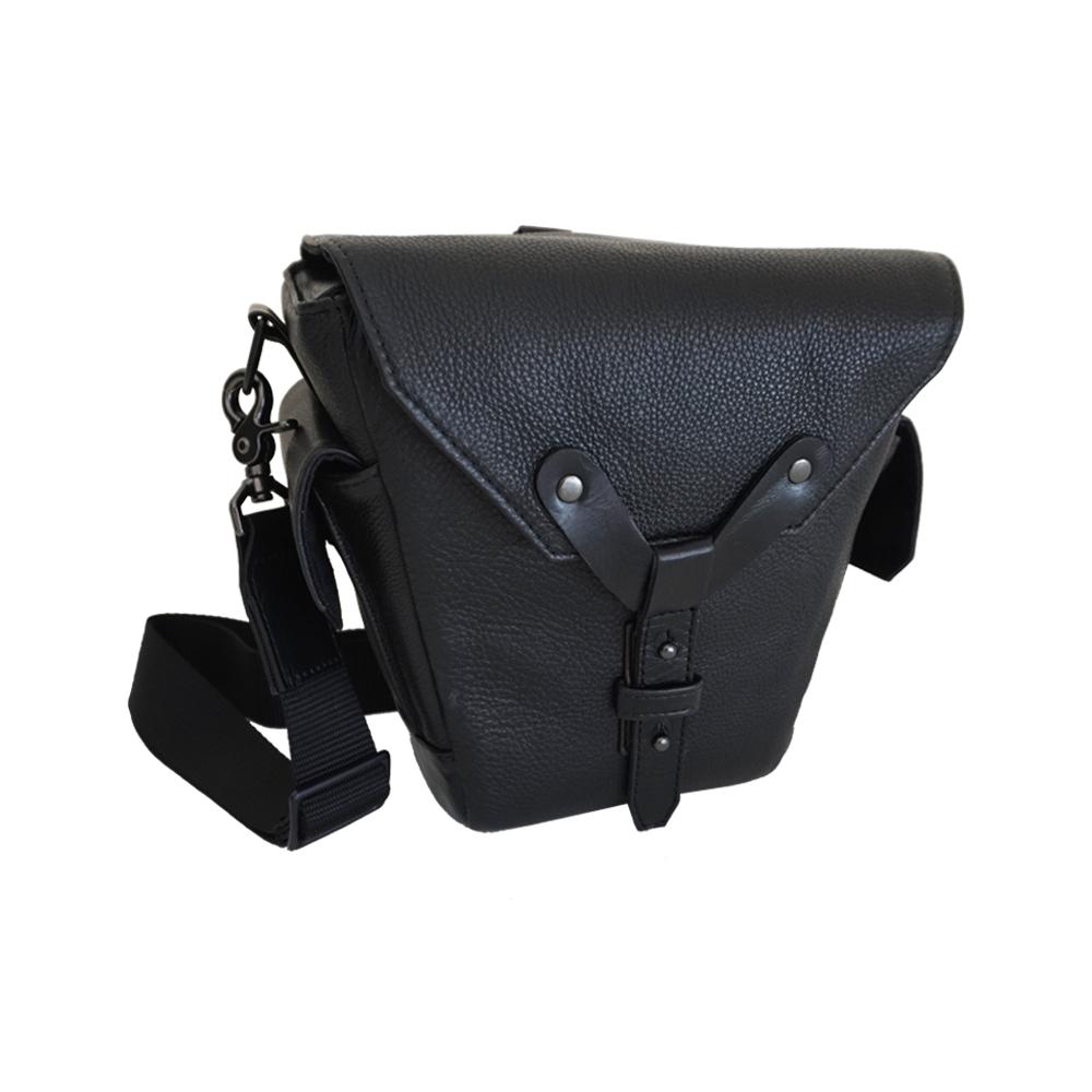 Heavy Leather NYC's Lookout Camera Bag is an Ode to Old School Cases