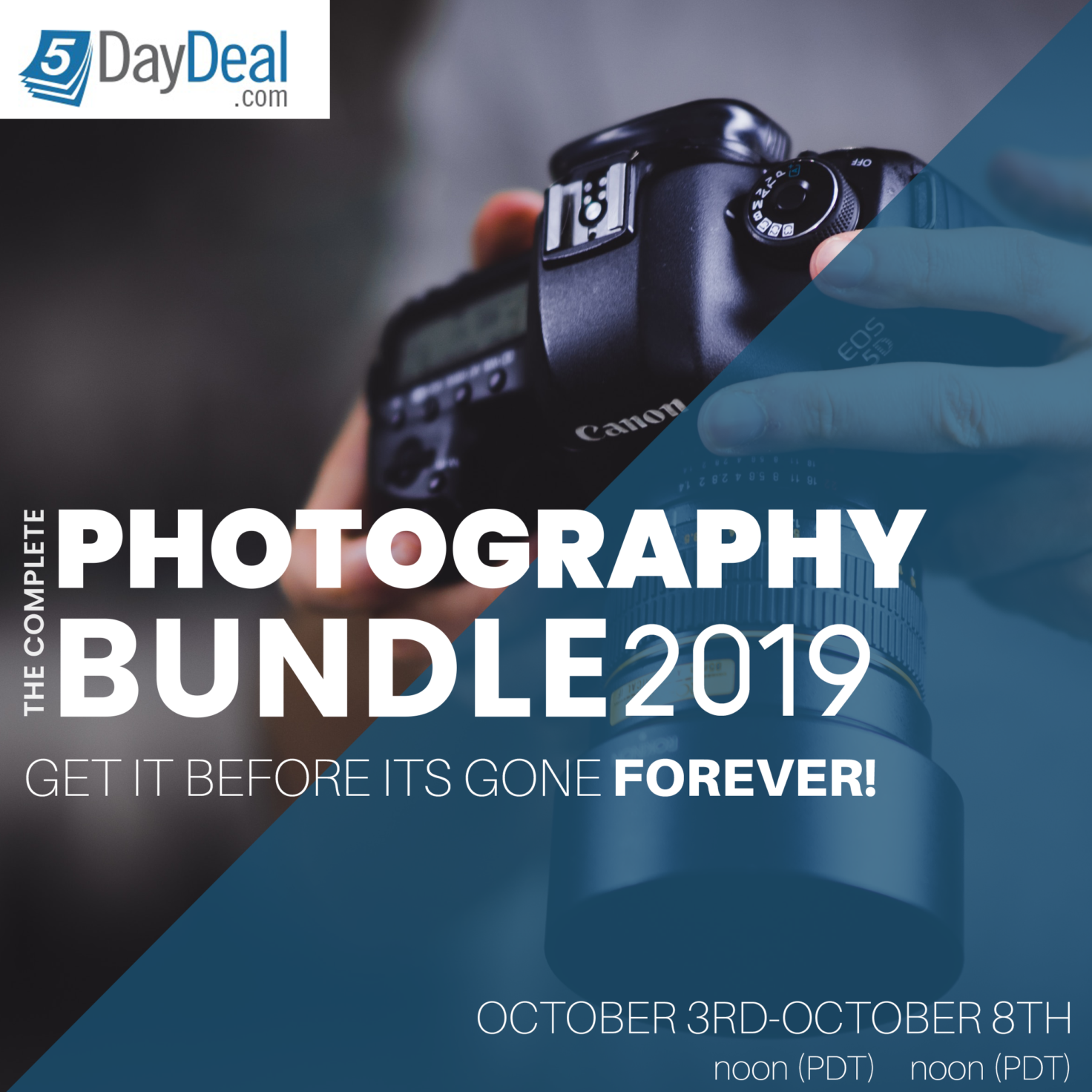 The $89 5DayDeal Complete Photography Bundle 2019 WIll Soon Vanish