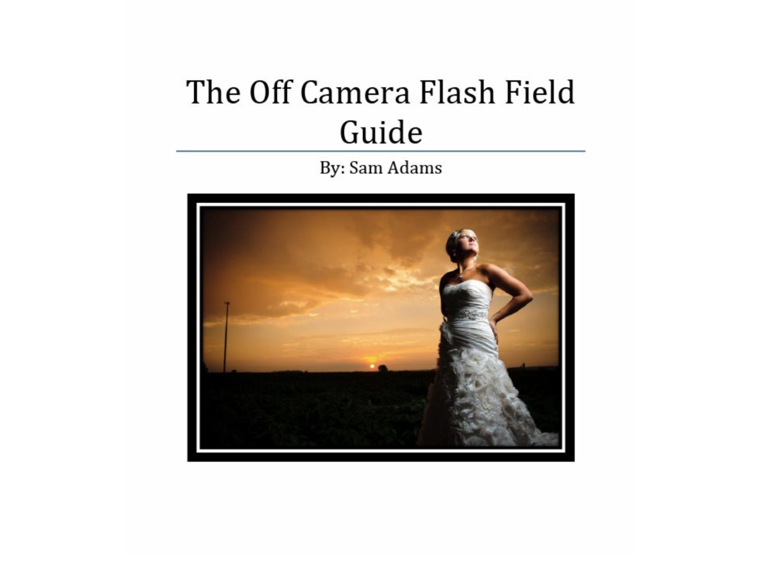 A Guide to What You Need to Not be Afraid of Flash Photography