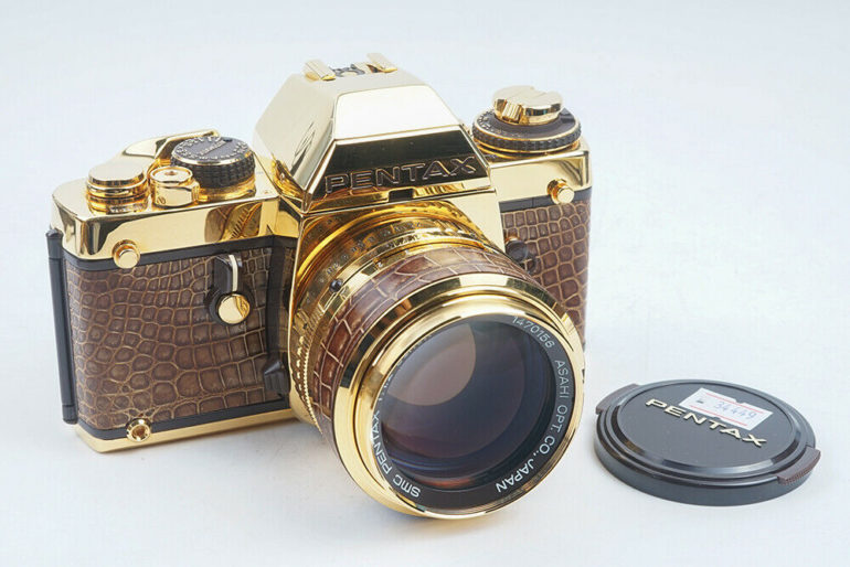 The Story of the Rare $10,000 Golden Pentax LX Camera