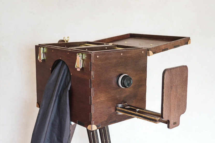 The Instant Box Camera is a Camera and Darkroom in One