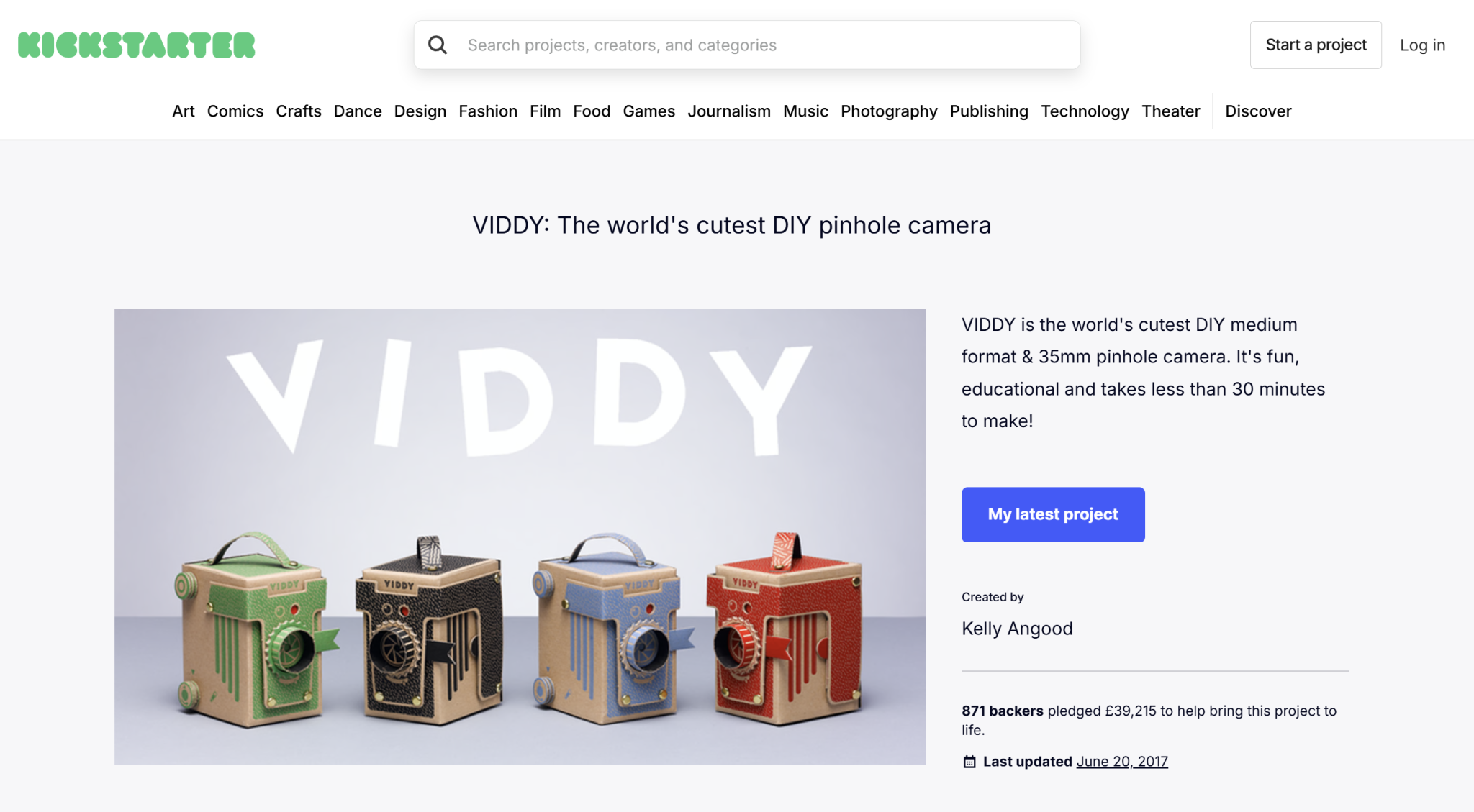 How Kickstarter Can Spark a Camera Renaissance