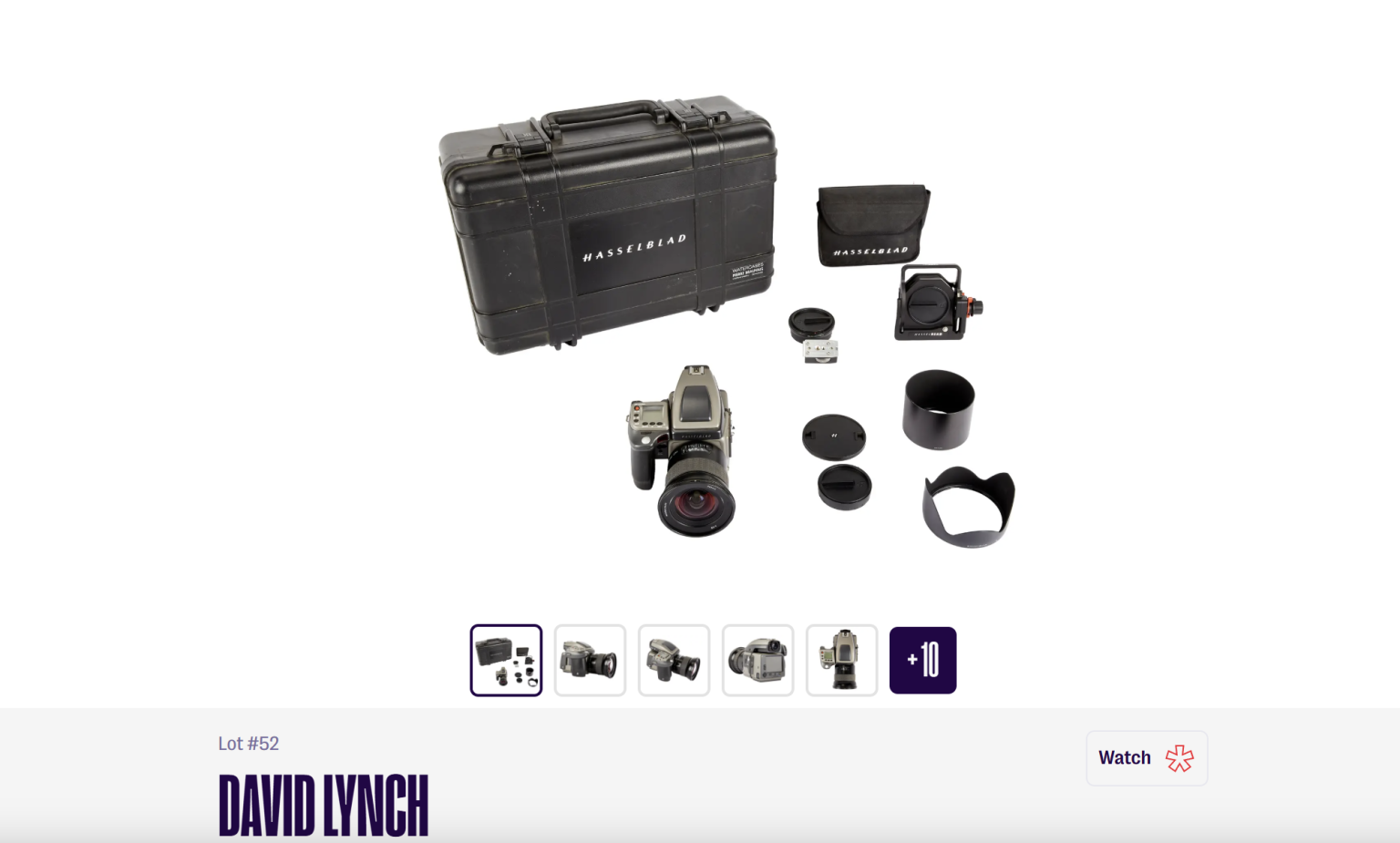 David Lynch's Sony, Canon and More Cameras Are Up for Auction