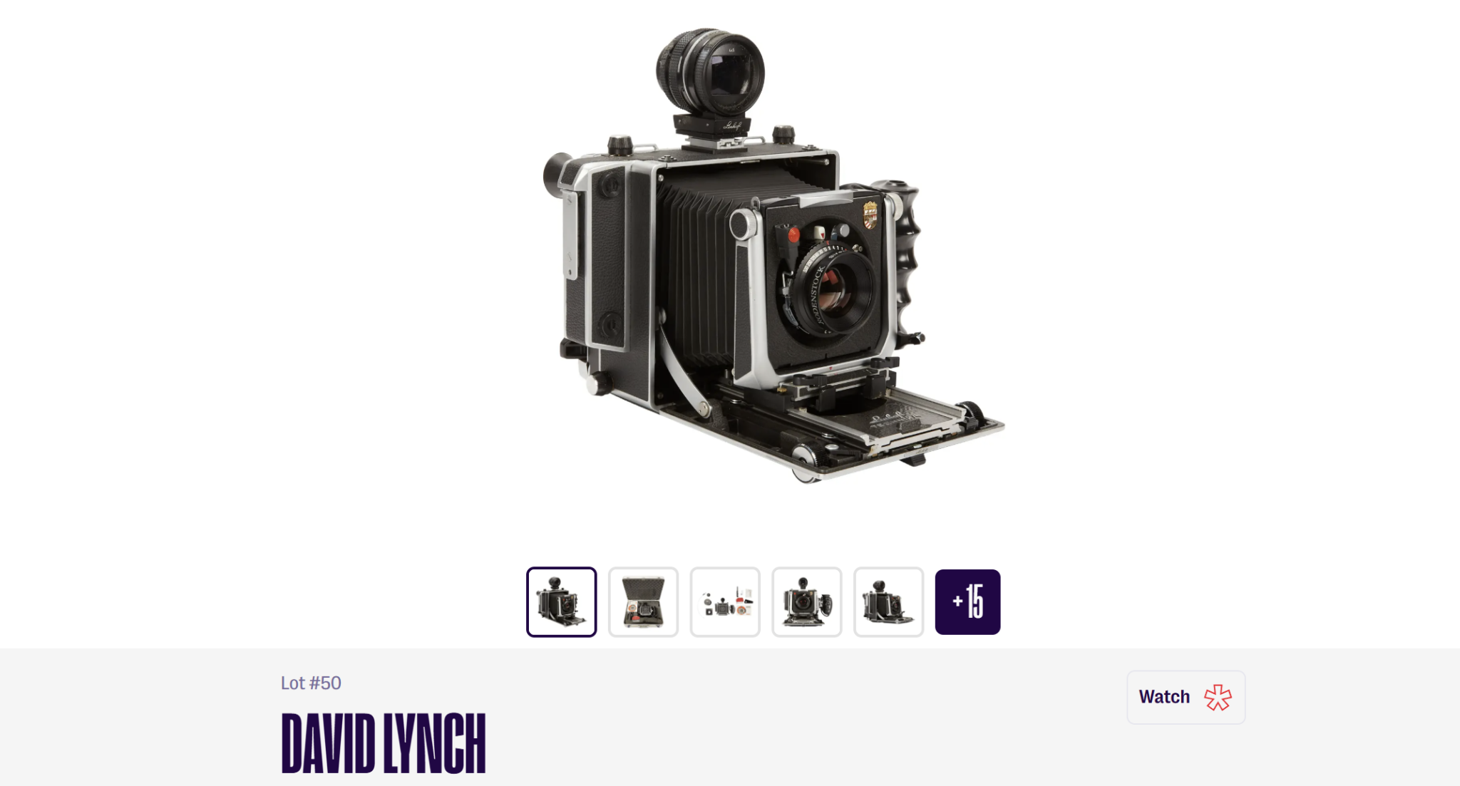 David Lynch's Sony, Canon and More Cameras Are Up for Auction