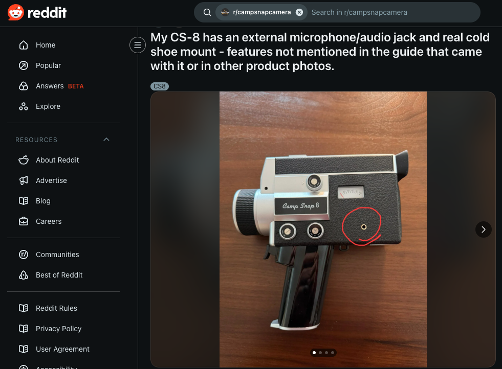 The Camp Snap 8 Now Comes with an Audio Jack?!